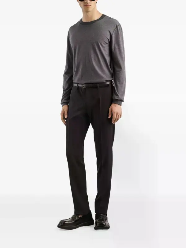 Dolce & Gabbana Cotton Long-sleeve T-shirt - Grey