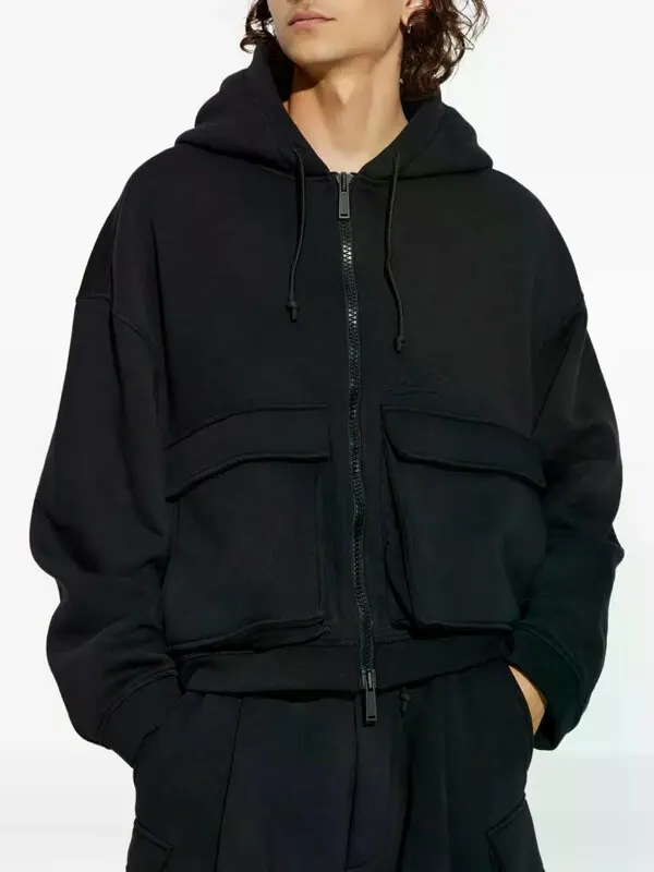 Dsquared2 Hooded Ribbed Jacket