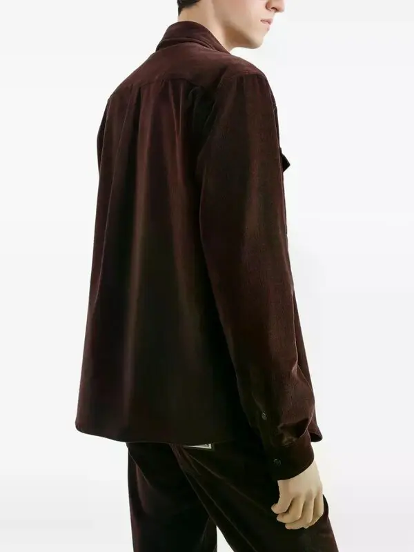 Dolce & Gabbana Corduroy Shirt With Chest Pockets