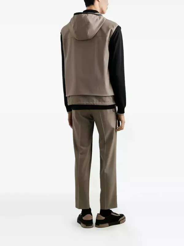 Dolce & Gabbana Hooded Gilet - Brown