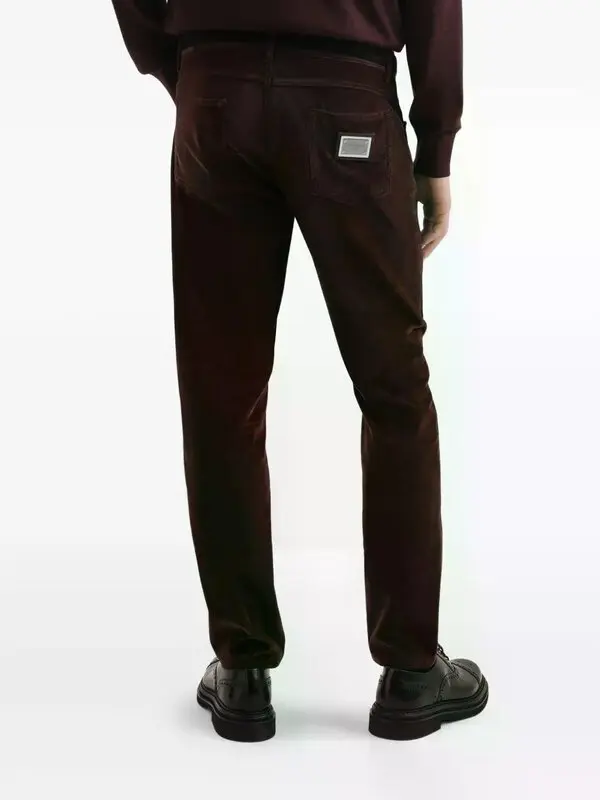 Dolce & Gabbana Velvet Trousers