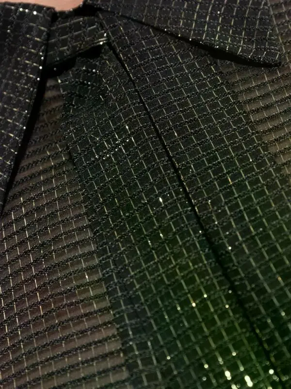 Dsquared2 Sparkling Tie-neck Shirt