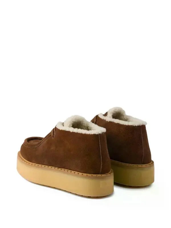 Prada Suede Chukka Boots - Brown