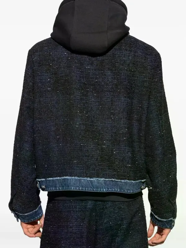 Dsquared2 Chain-trimmed Tweed Jacket