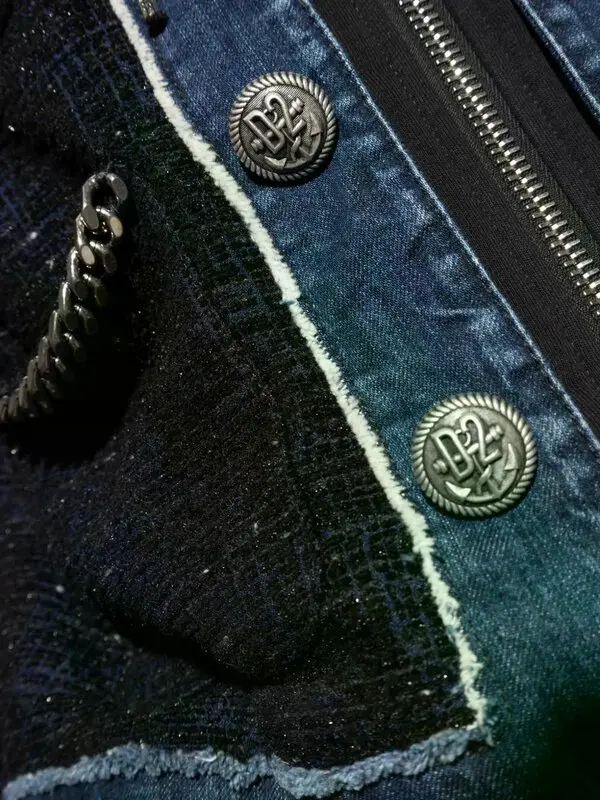 Dsquared2 Chain-trimmed Tweed Jacket