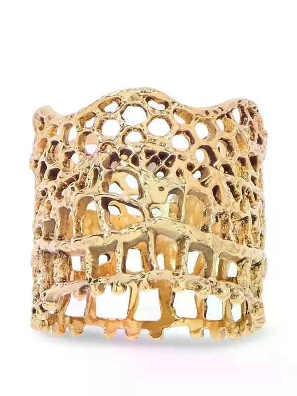 AURÉLIE BIDERMANN Gold-tone Lace Ring - Metallic