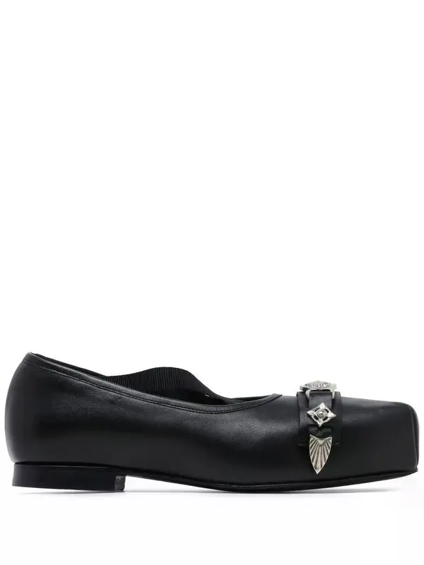 Toga Plaque Ballerina Shoes