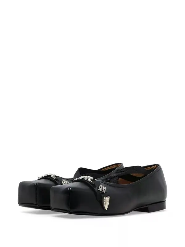 Toga Plaque Ballerina Shoes