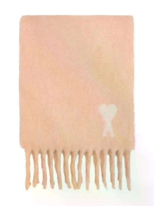 AMI Paris Off De Coeur Scarf - Pink