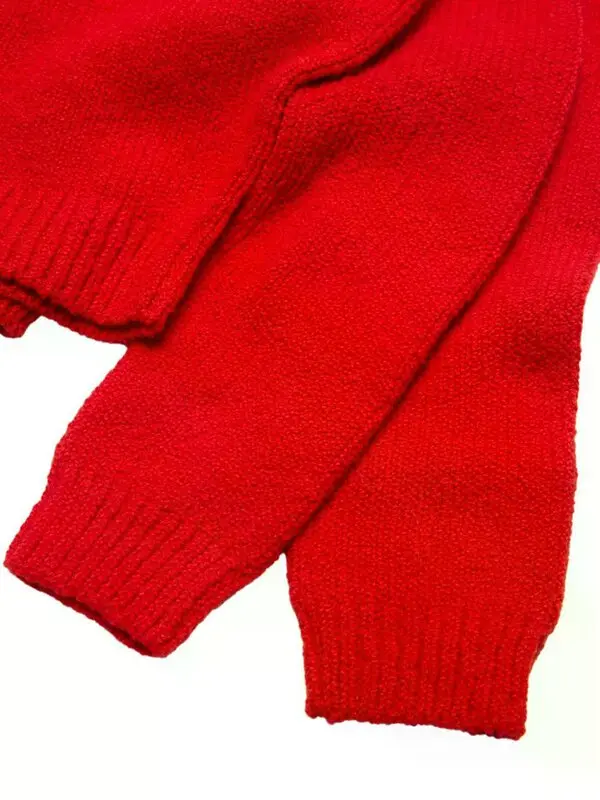 Acne Studios Heart-embroidered Raglan-sleeve Sweater