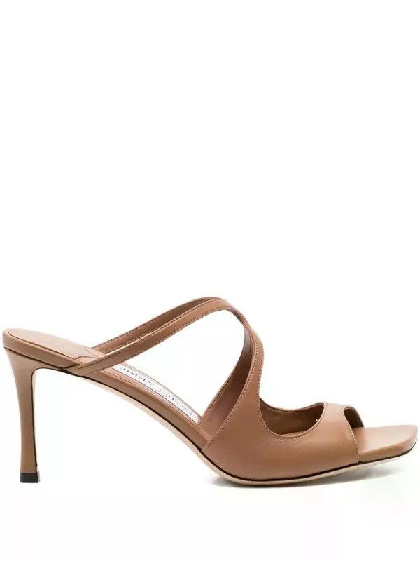 JIMMY CHOO 70mm Squared-toe Sandals