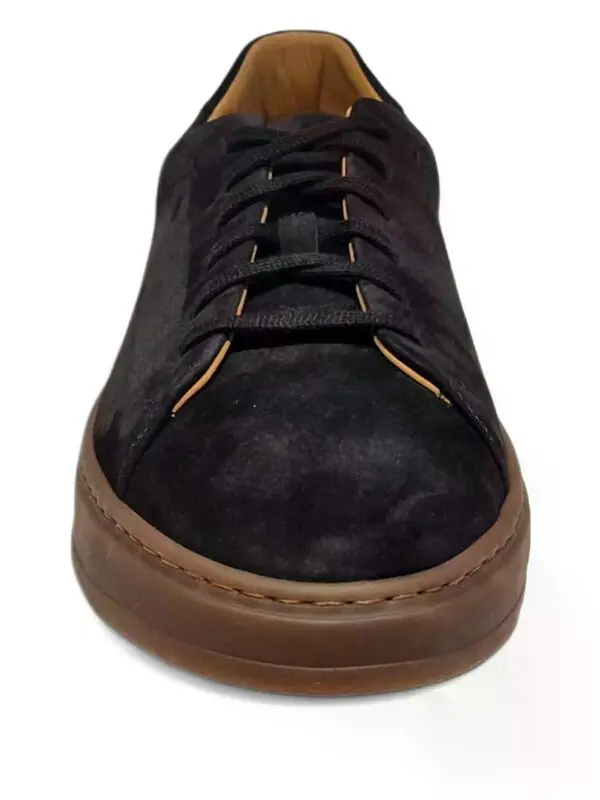 HENDERSON BARACCO Suede Leather Lace-up Trainers