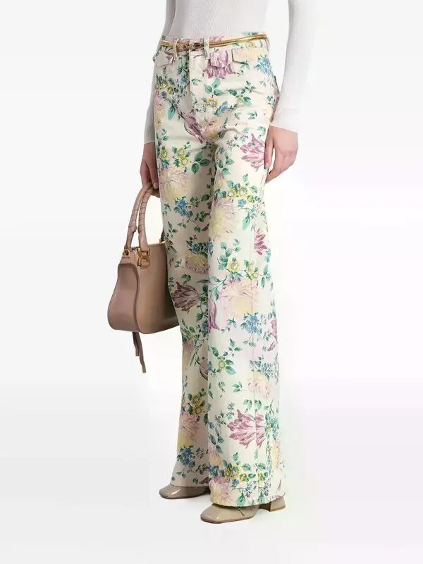 Chloé Floral-print Jeans