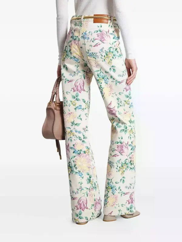 Chloé Floral-print Jeans