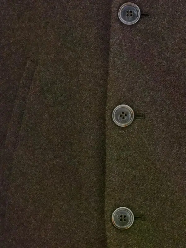 Giorgio Armani Button-fastening Pea Coat