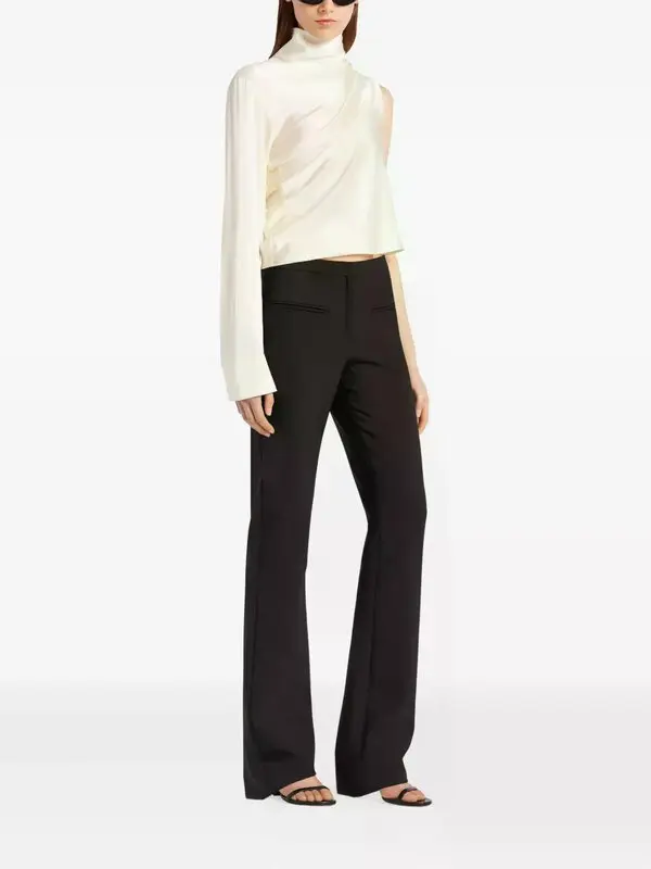 COURREGES Asymmetrical High-neck Top