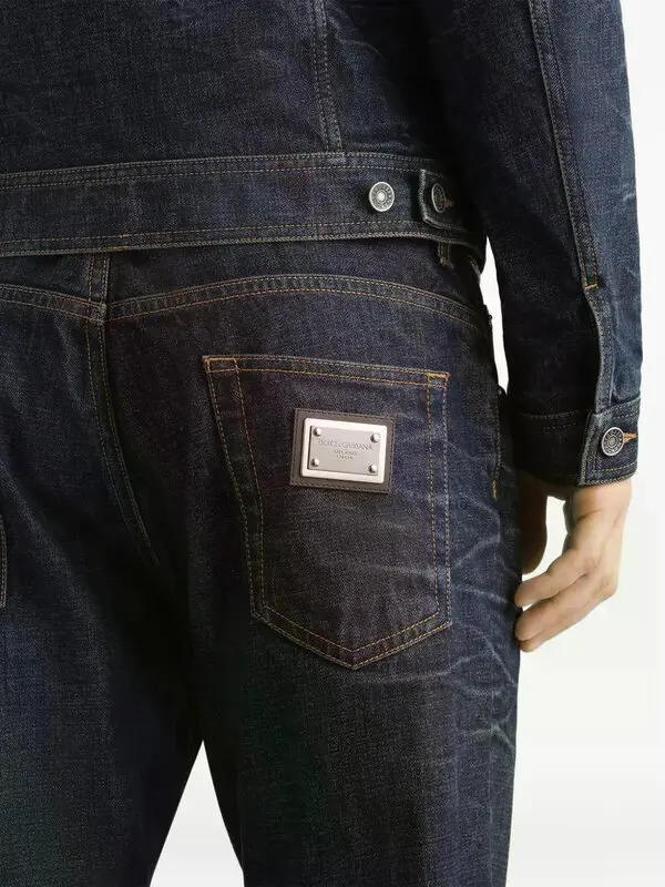 Dolce & Gabbana Logo Plaque Jeans