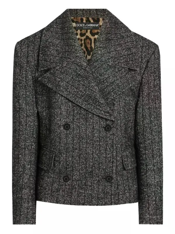 Dolce & Gabbana Striped Double-breasted Jacket