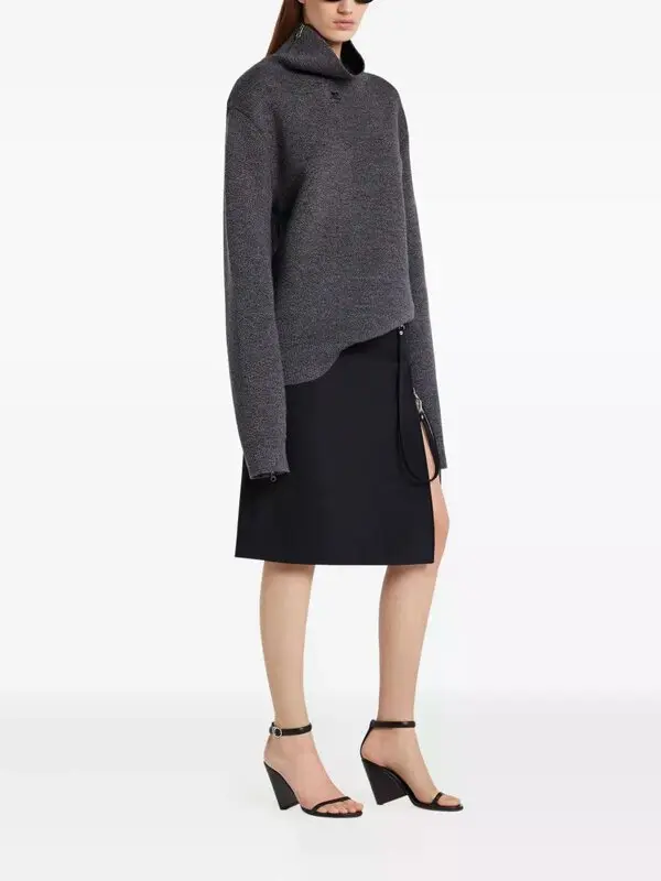 COURREGES High-neck Sweater