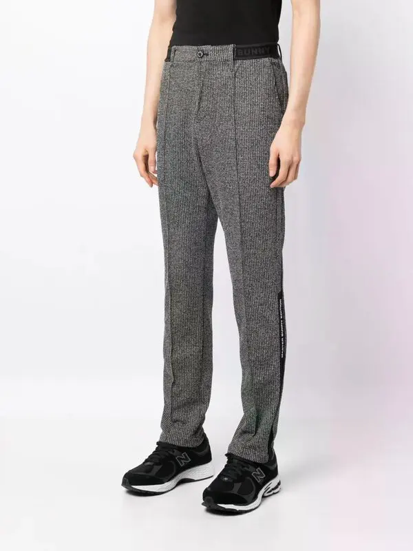 MASTER BUNNY EDITION Jacquard Checked Pants