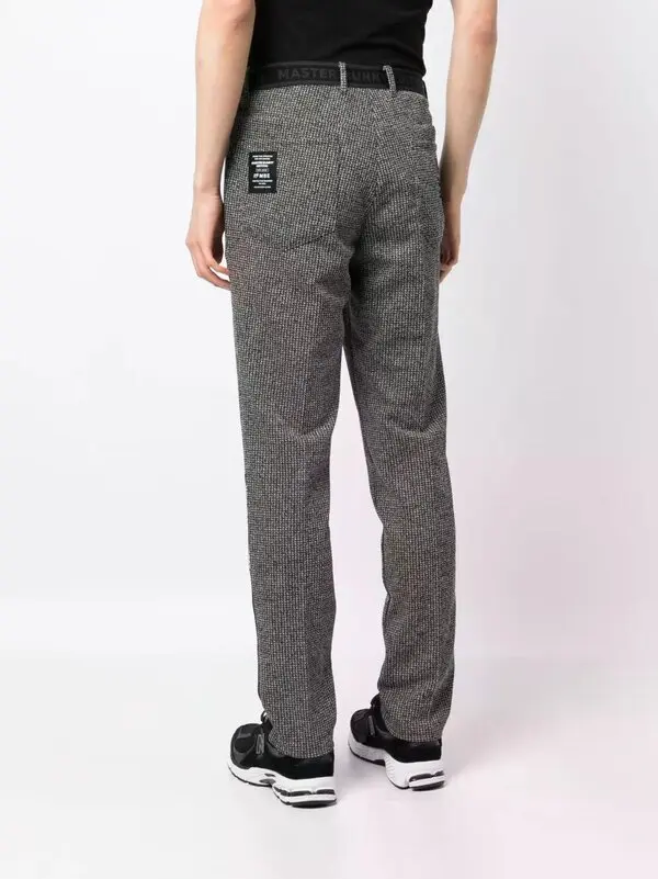 MASTER BUNNY EDITION Jacquard Checked Pants