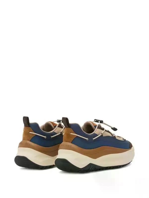 Moon Boot Panelled Platform Sneakers - Blue