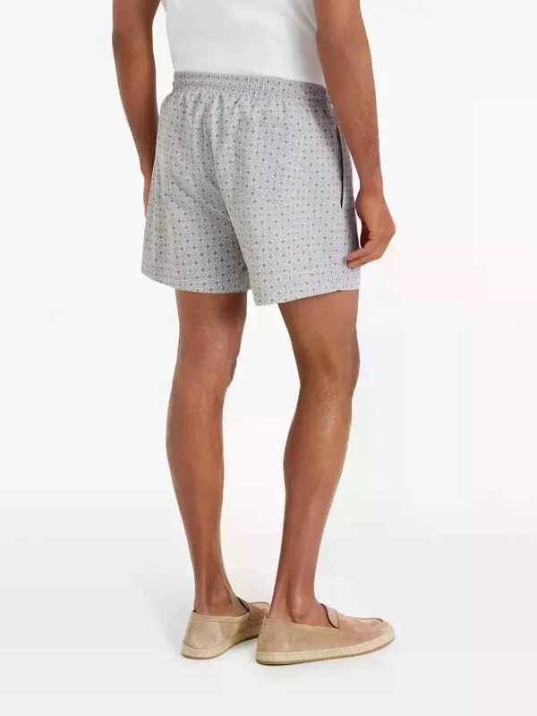 Brunello Cucinelli Graphic-print Swim Shorts - Grey