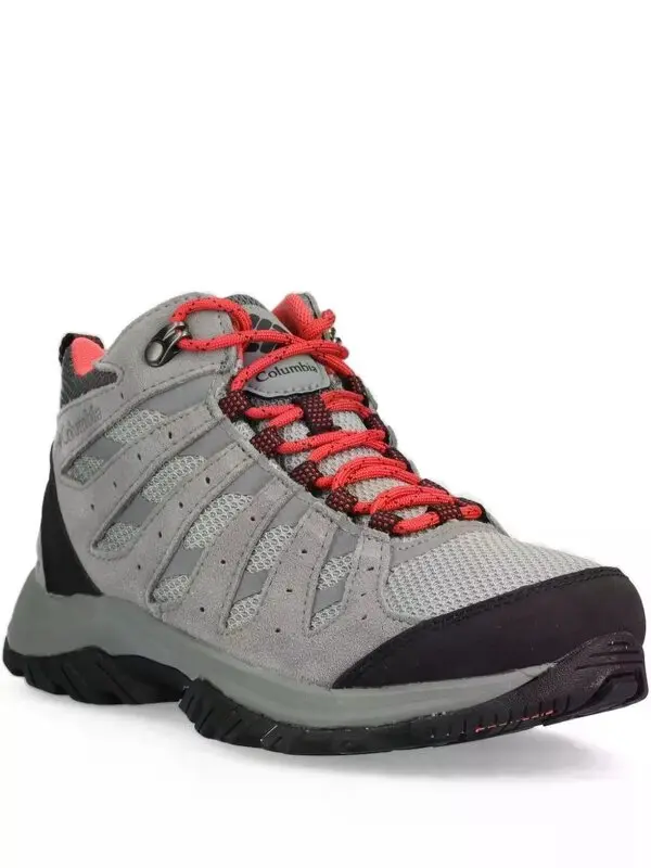Columbia Suede And Mesh Paneled Lace-up Boots