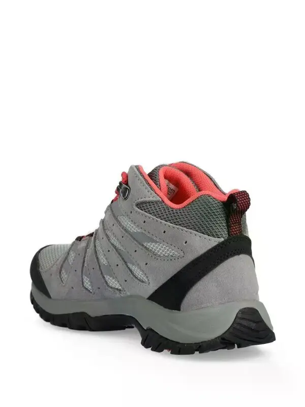 Columbia Suede And Mesh Paneled Lace-up Boots