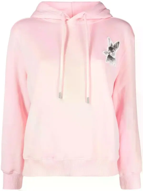 LANVIN Rabbit-embroidered Drawstring Hoodie
