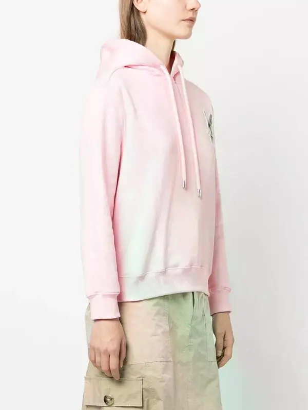 LANVIN Rabbit-embroidered Drawstring Hoodie