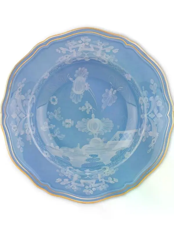 GINORI 1735 Oriente Italiano Soup Plate - Blue