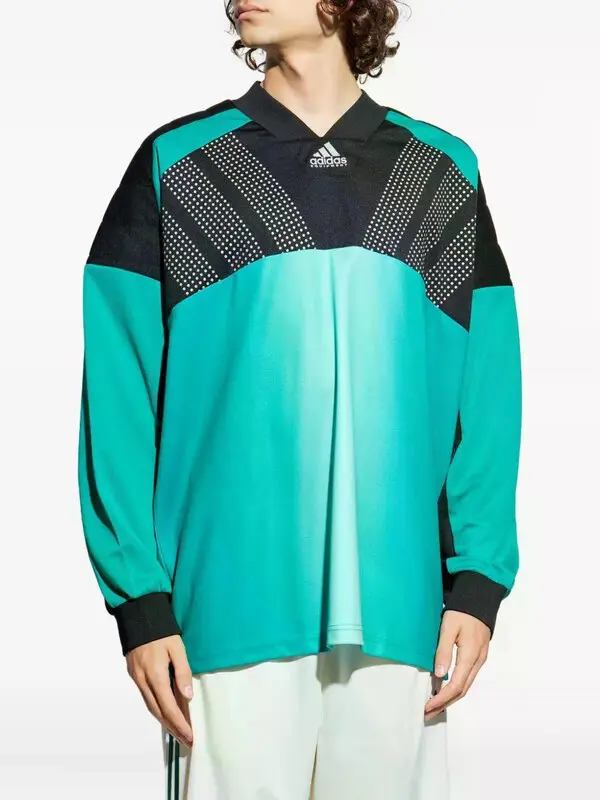 Adidas Eqt Colour-block Dot-print Jersey