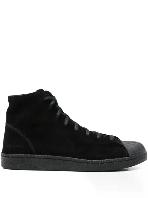 Y3 Suede Shell Toe Sneakers