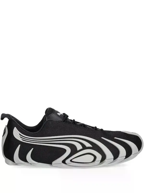 PUMA Wave-pattern Sneakers - Black