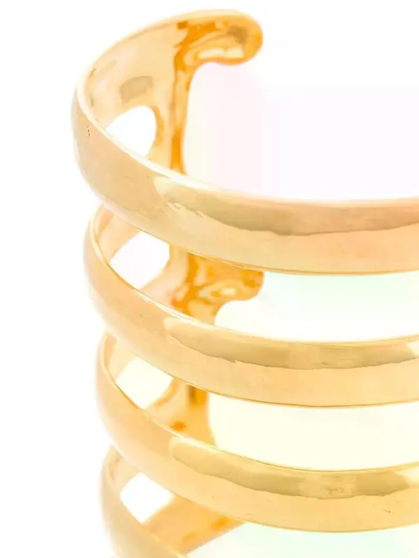 AURÉLIE BIDERMANN Esteban Gold Tone Stacked Cuff
