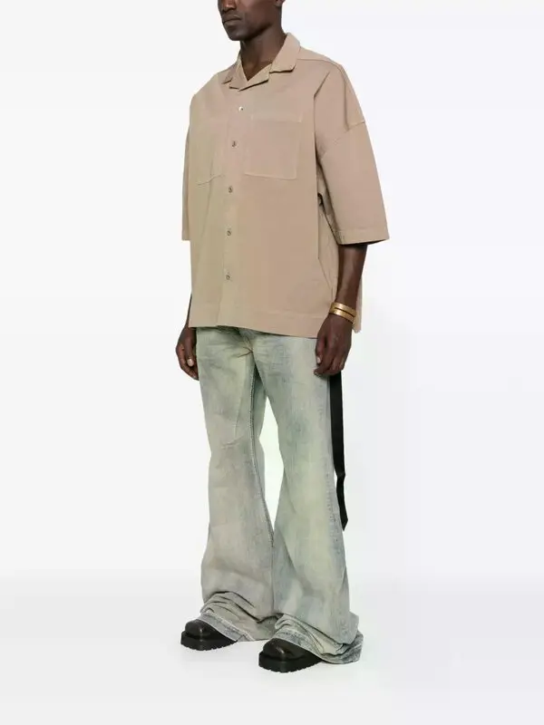 Rick Owens Double-pocket Short-sleeve Shirt