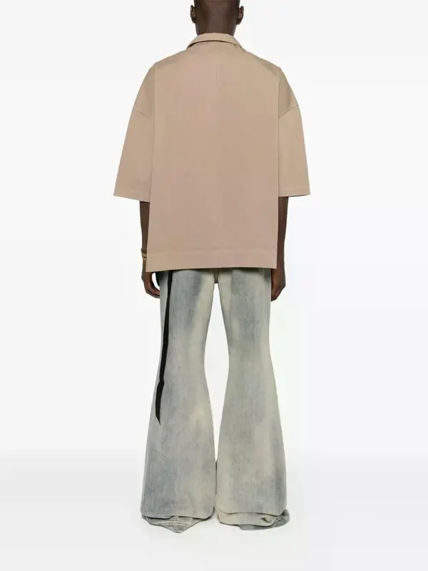 Rick Owens Double-pocket Short-sleeve Shirt