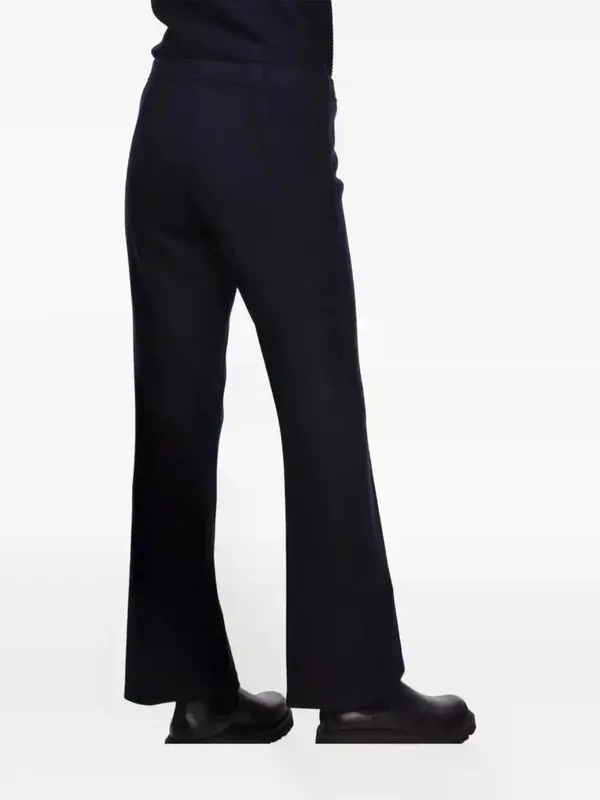 GRAN SASSO Flat-waistband Straight Trousers