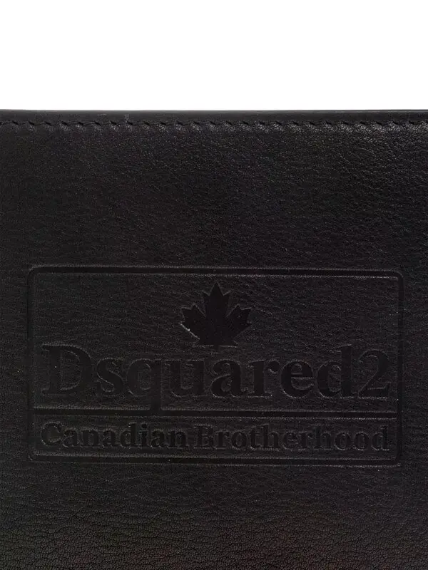 Dsquared2 Embossed Logo Leather Wallet