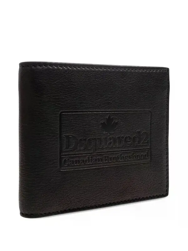 Dsquared2 Embossed Logo Leather Wallet