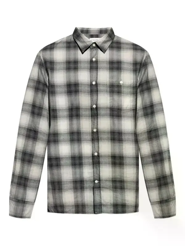 Officine Générale Checked Cotton Shirt