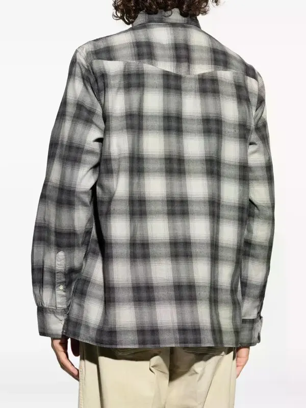 Officine Générale Checked Cotton Shirt