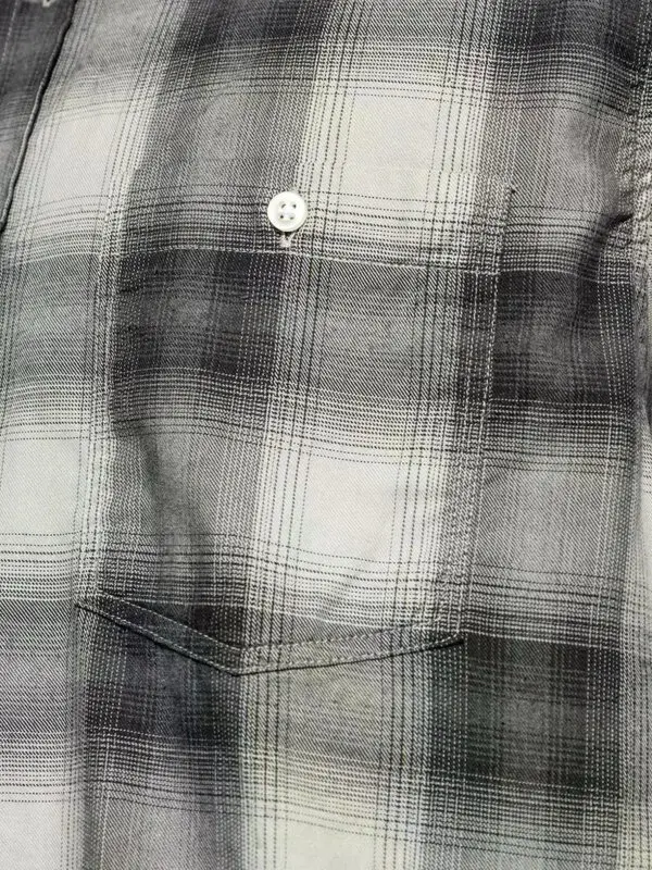 Officine Générale Checked Cotton Shirt