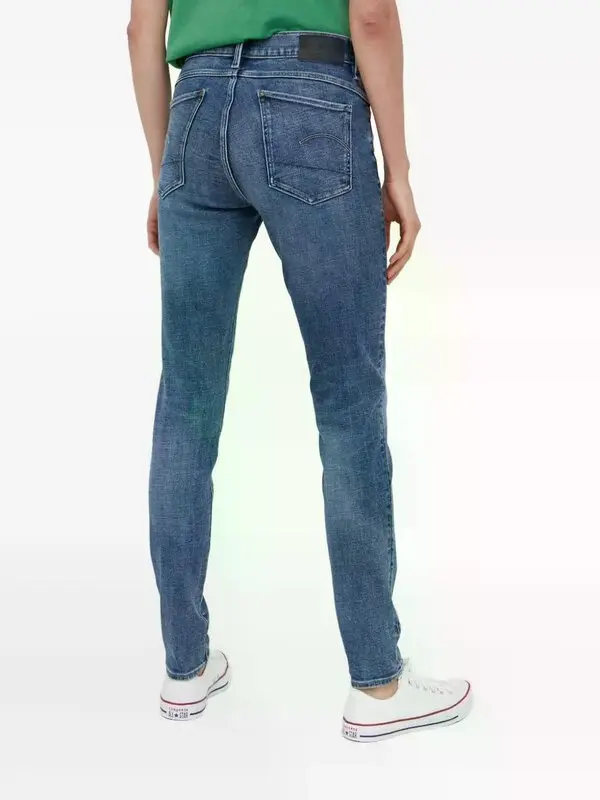 G-star Raw Lhana Five-pocket Skinny Jeans - Blue
