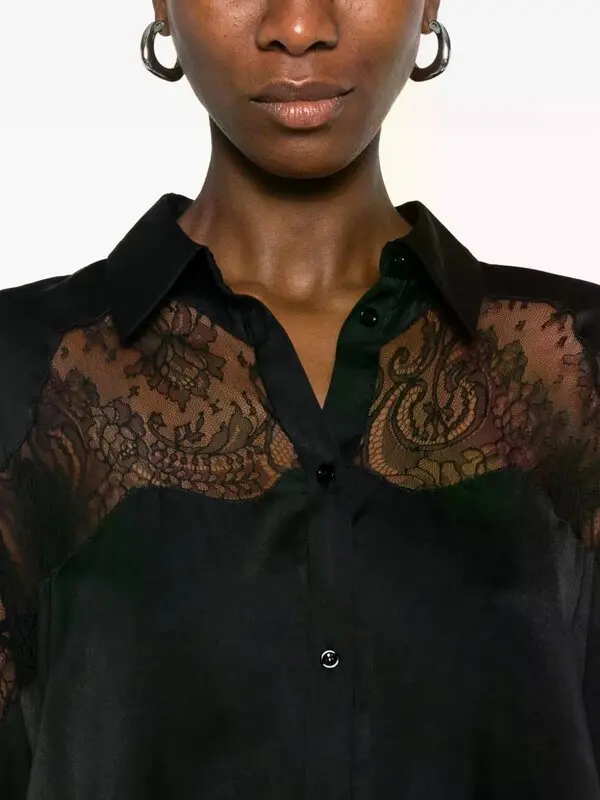 IRO PARIS Lace-insert Shirt