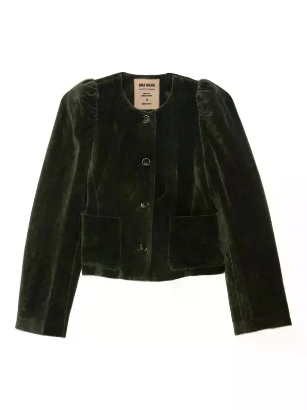 UMA WANG Velvet Long-sleeved Jacket