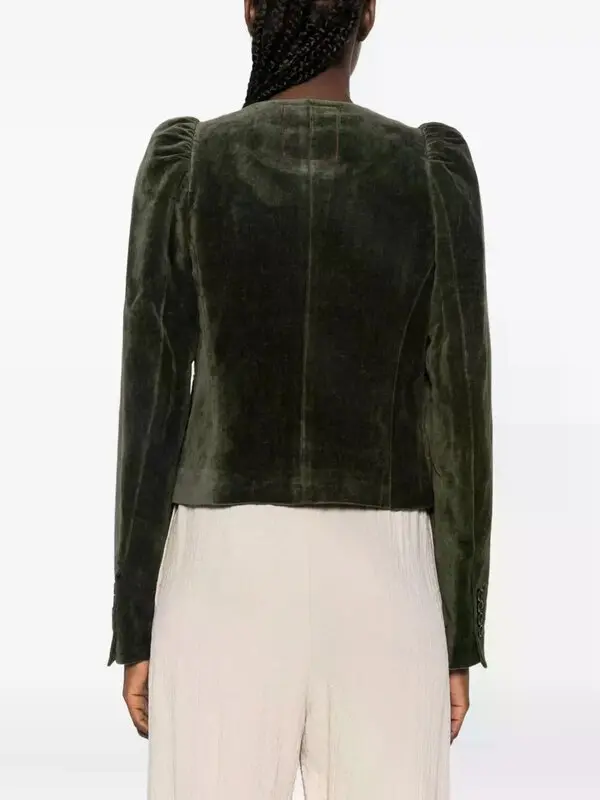UMA WANG Velvet Long-sleeved Jacket