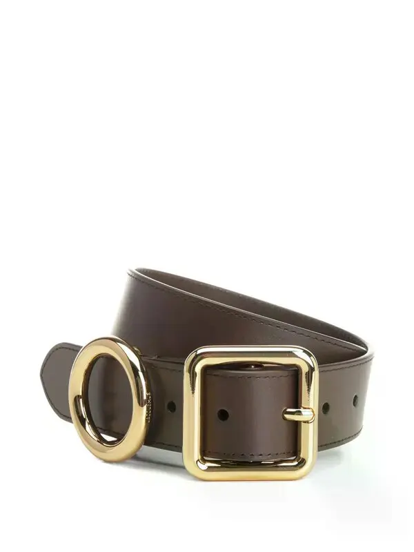 Jacquemus Regalo Buckle Leather Belt - Brown