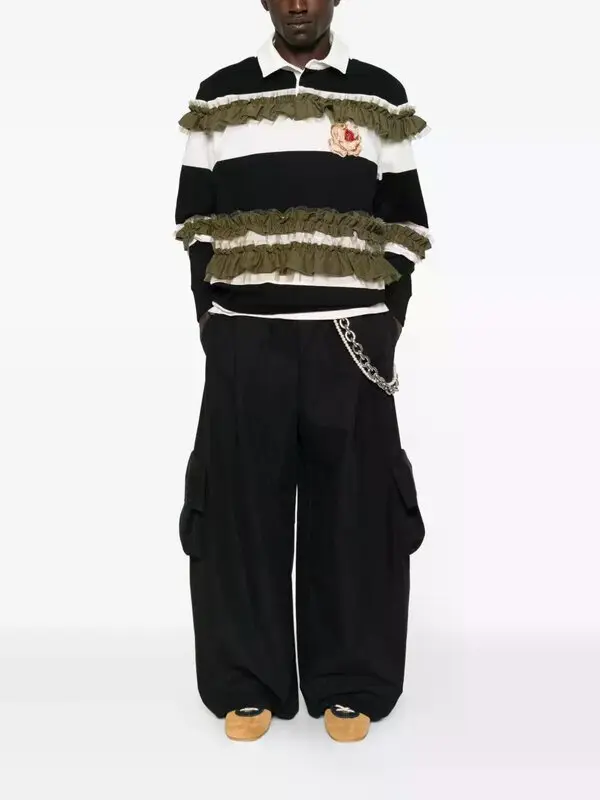 Simone Rocha Drawstring-fastening Multi-pockets Trousers